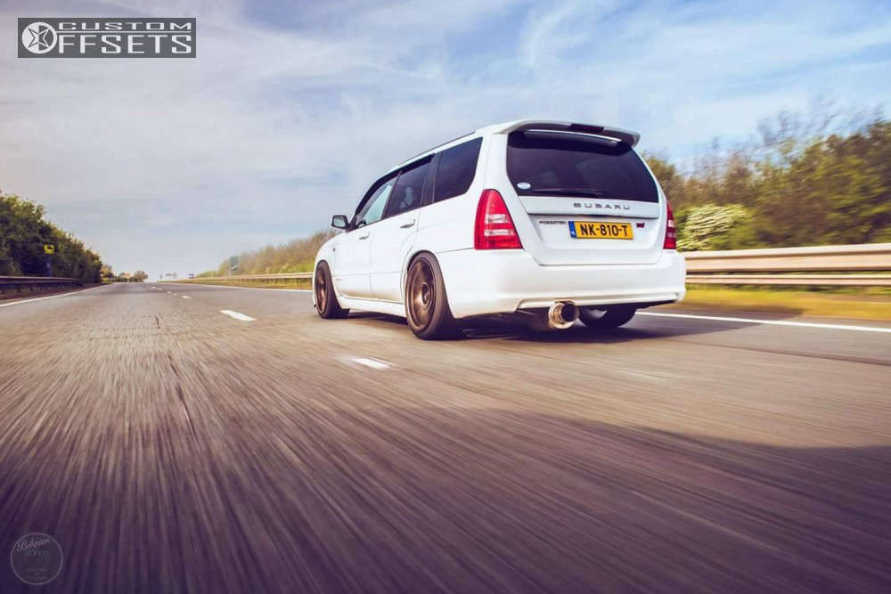 2004 Subaru Forester with 18x9.5 38 Rota Pro-r and 245/35R18 Kumho ...