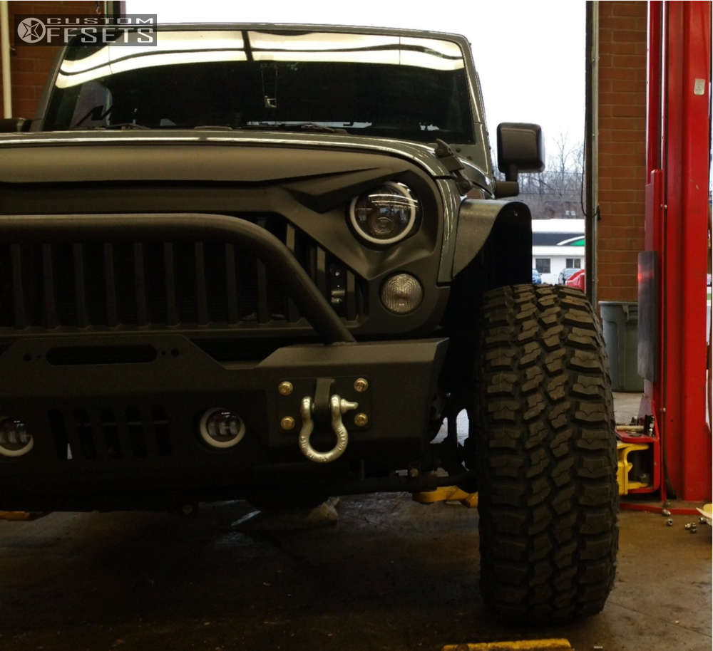 2015 Jeep Wrangler with 17x9 -6 Mayhem Prodigy and 35/12.5R17 Thunderer ...