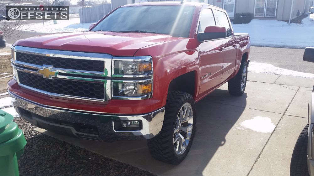 2014 Chevrolet Silverado 1500 with 22x9 27 OE Performance 150 and 33/12 ...