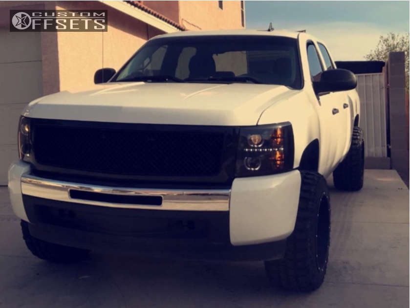 2009 Chevrolet Silverado 1500 with 20x12 -51 Vision Rocker and 33/12 ...