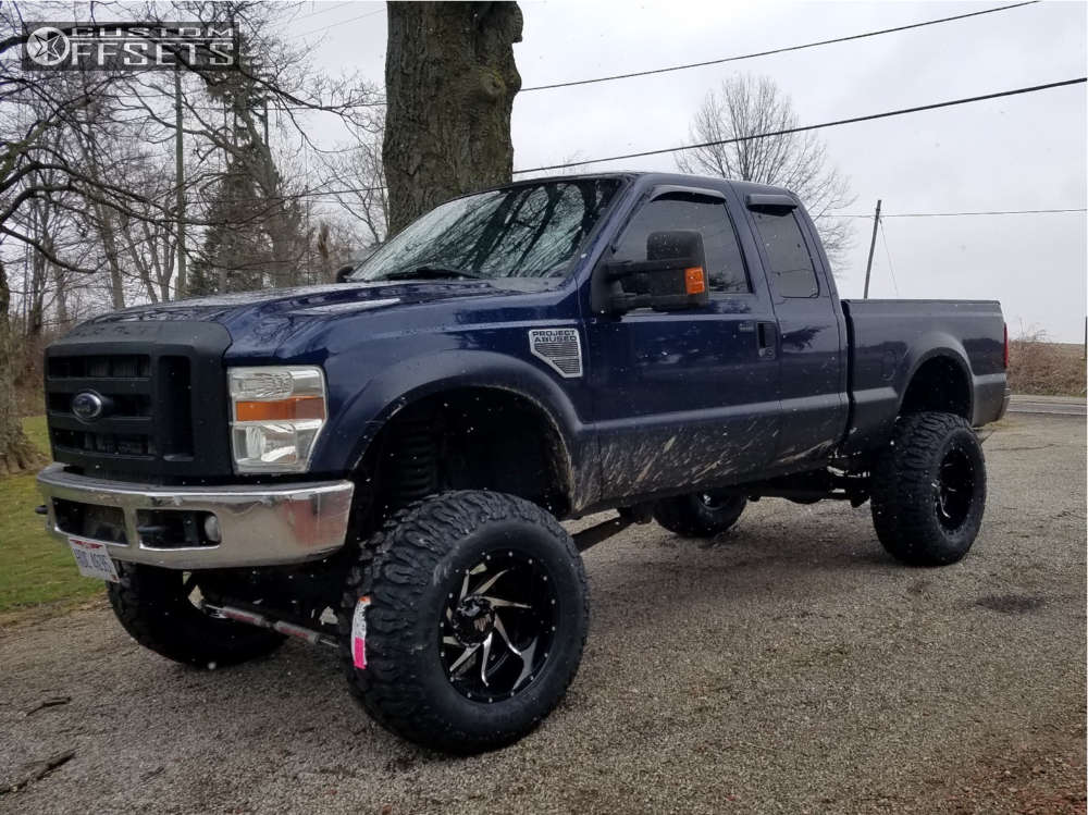 2008 Ford F-250 Super Duty with 20x12 -44 Red Dirt Road Vortex and 38/ ...