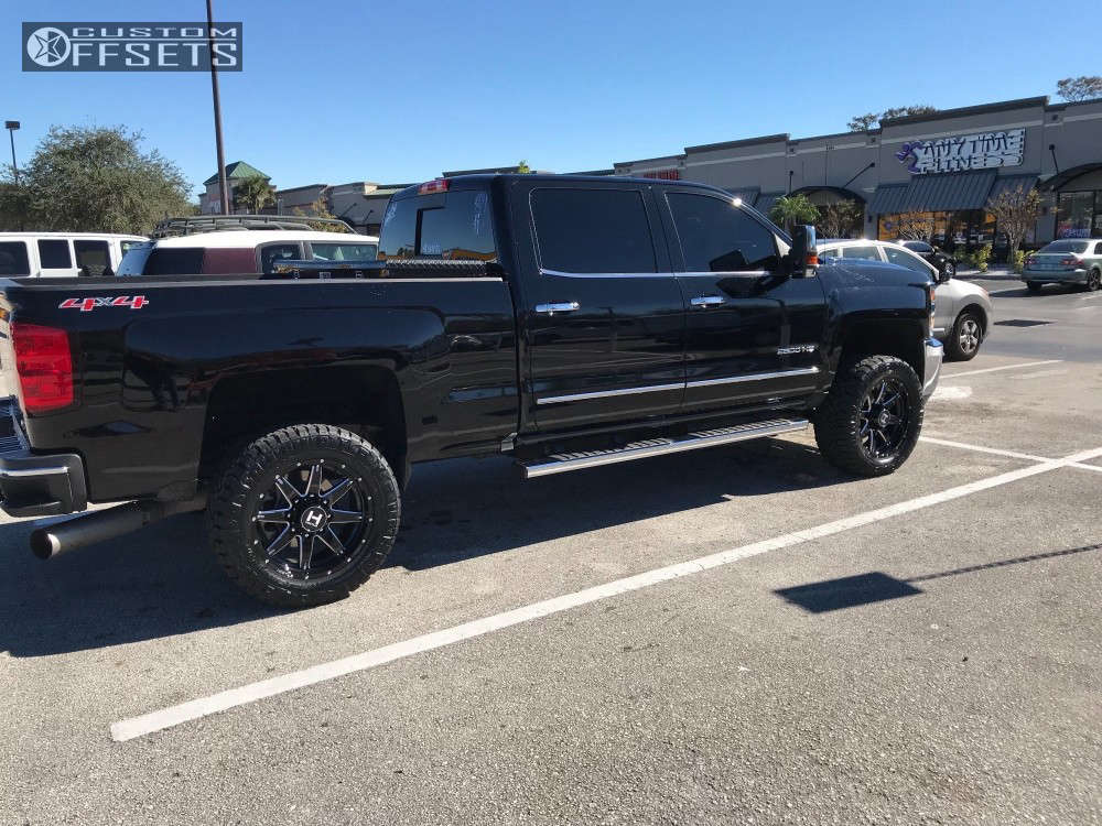 2016 Chevrolet Silverado 2500 HD with 20x9 0 Hostile Alpha and 295 ...