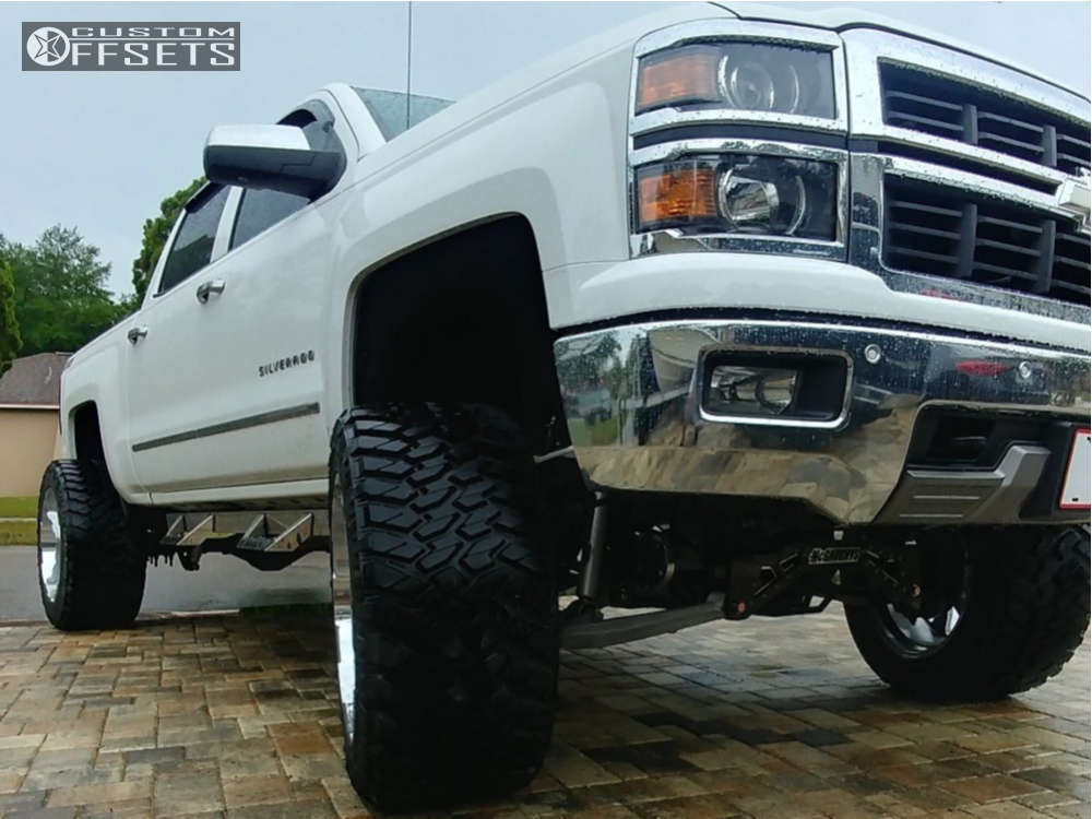 2014 Chevrolet Silverado 1500 with 22x14 -76 American Truxx The Bomb ...
