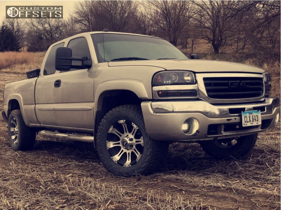 2004 GMC Sierra 1500 Classic with 18x9 -6 Raceline Raptor and 305/65R18 ...