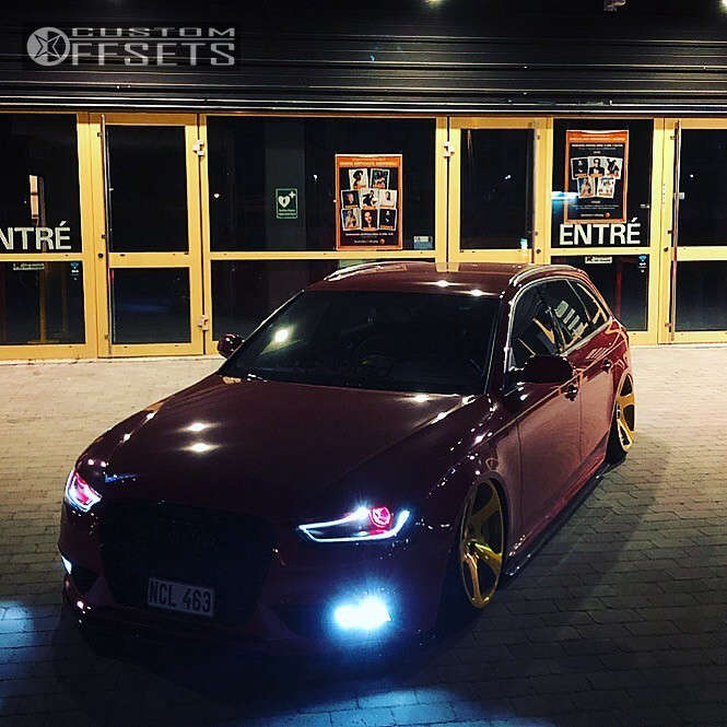 2014 Audi A4 with 19x10 35 Rotiform Tmb and 235/35R19 Continental ...