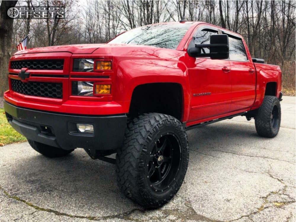 2015 Chevrolet Silverado 1500 with 20x10 -19 Hostile Exile and 35/12 ...