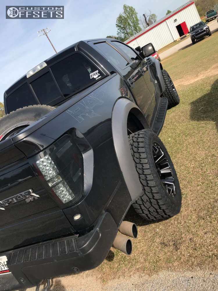 2014 Ford Raptor with 20x10 -18 Fuel Assault and 35/12.5R20 Toyo Tires ...