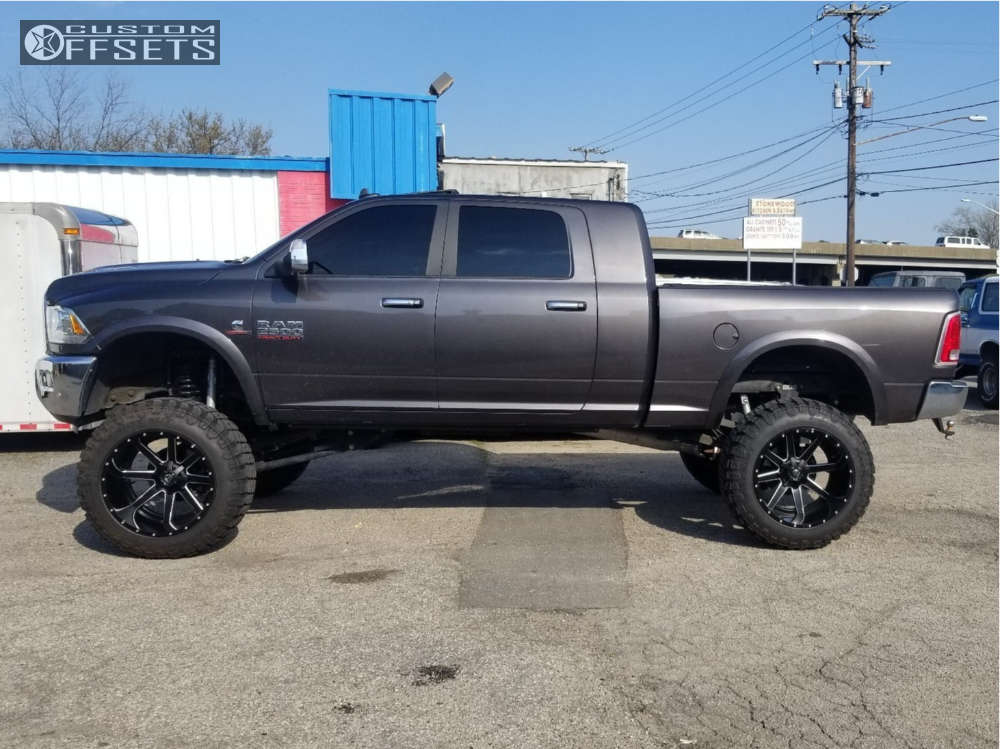 2016 Ram 2500 with 24x16 -100 Fuel Maverick and 40/15.5R24 Patriot ...