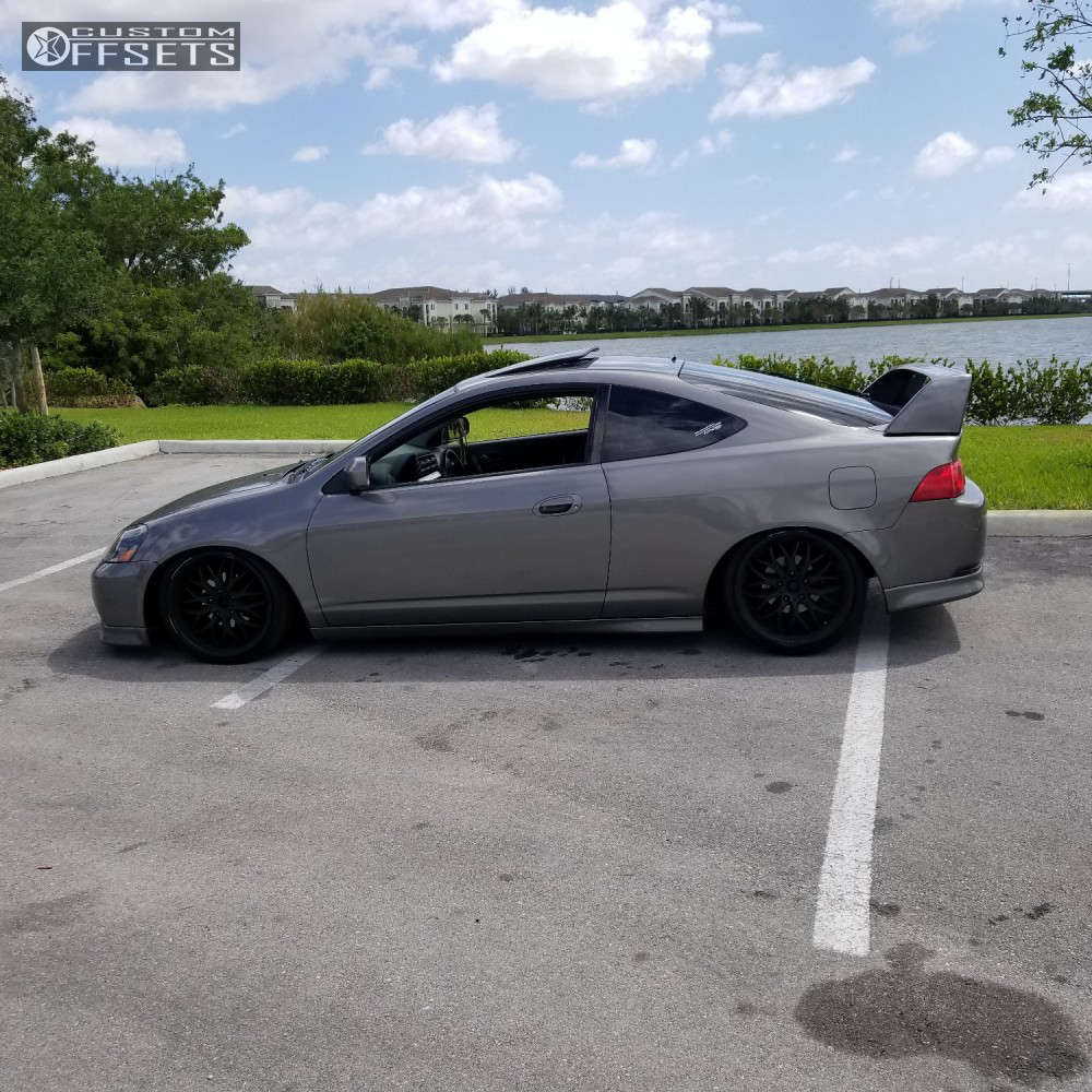 2006 Acura RSX with 18x8.5 35 Hp Designs and 215/35R18 Goodyear All ...