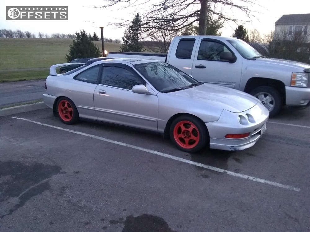1996 Acura Integra with 15x8 40 Rota Slipstreams and 185/50R15 Nitto ...