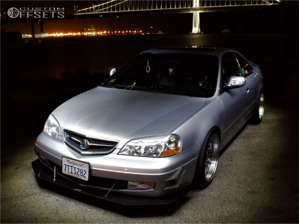 2001 Acura CL with 18x8.5 30 STR 601 and 245/35R18 Pirelli P-zero and ...