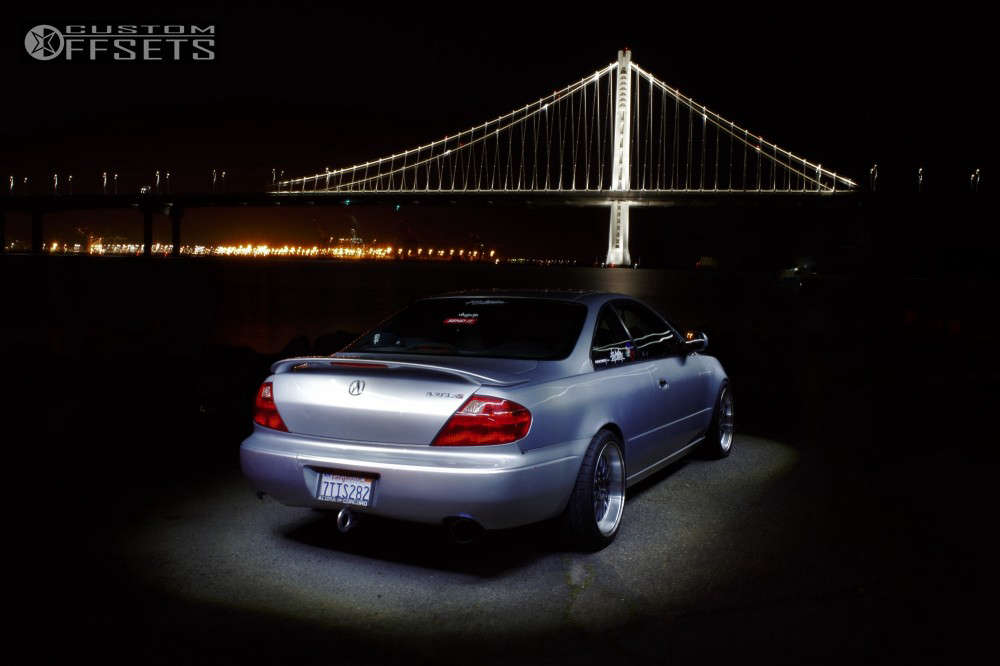 2001 Acura CL with 18x8.5 30 STR 601 and 245/35R18 Pirelli P-zero and ...