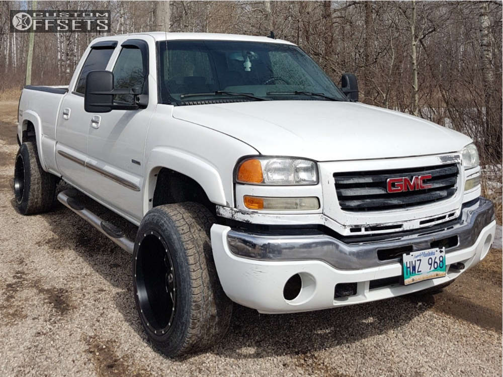 2006 GMC Sierra 2500 HD Classic with 20x12 -44 Dropstars 652bm and 275 ...