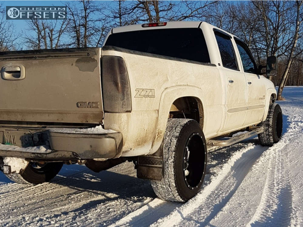 2006 GMC Sierra 2500 HD Classic with 20x12 -44 Dropstars 652bm and 275 ...