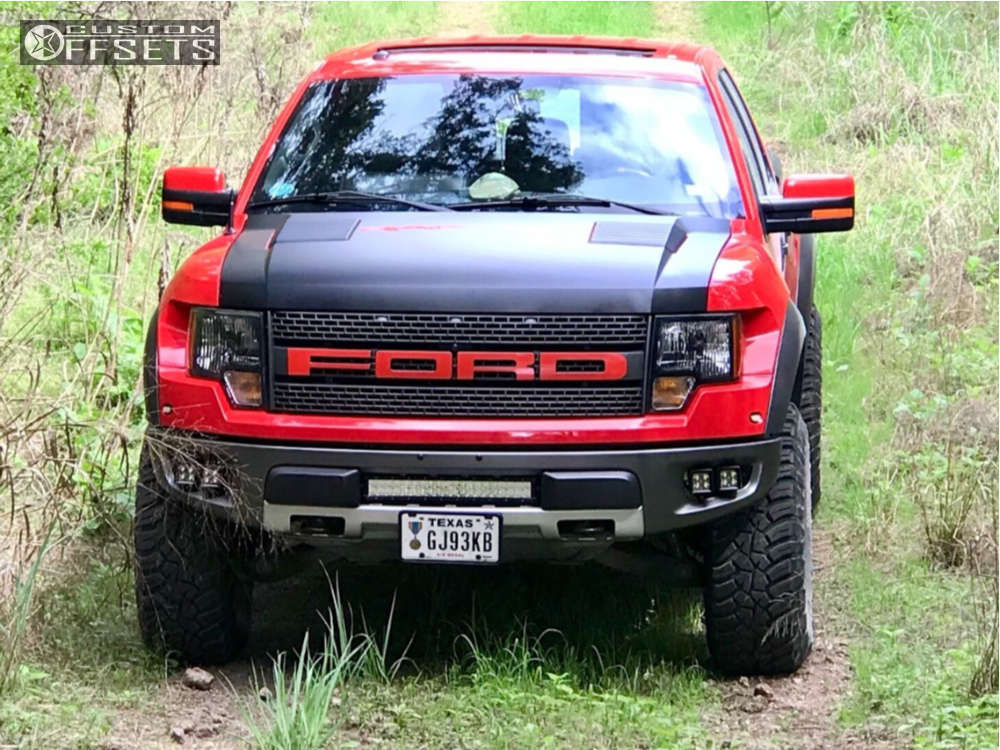 2012 Ford Raptor with 17x9 -12 Fuel Sledge and 37/12.5R17 General ...