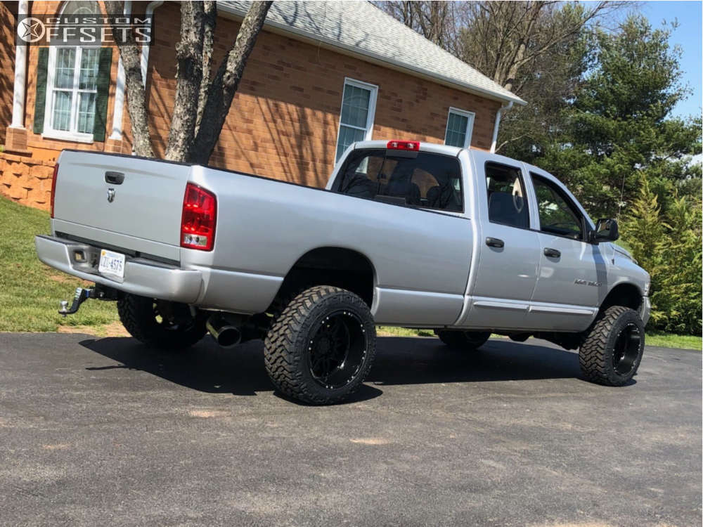 2004 Dodge Ram 3500 with 20x12 -44 Hostile Havoc and 33/12.5R20 Nitto ...
