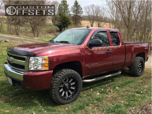 2008 Chevrolet Silverado 1500 with 20x10 -18 Fuel Hardline and 33/12 ...