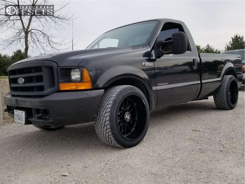 2000 Ford F-250 Super Duty with 22x12 -44 Hostile Predator and 305 ...