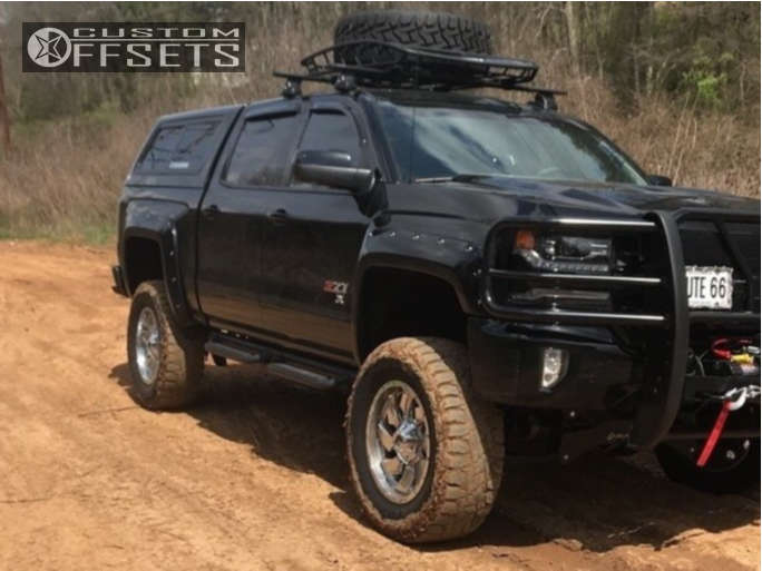 2017 Chevrolet Silverado 1500 with 20x9 1 Fuel Cleaver and 37/12.5R20 ...