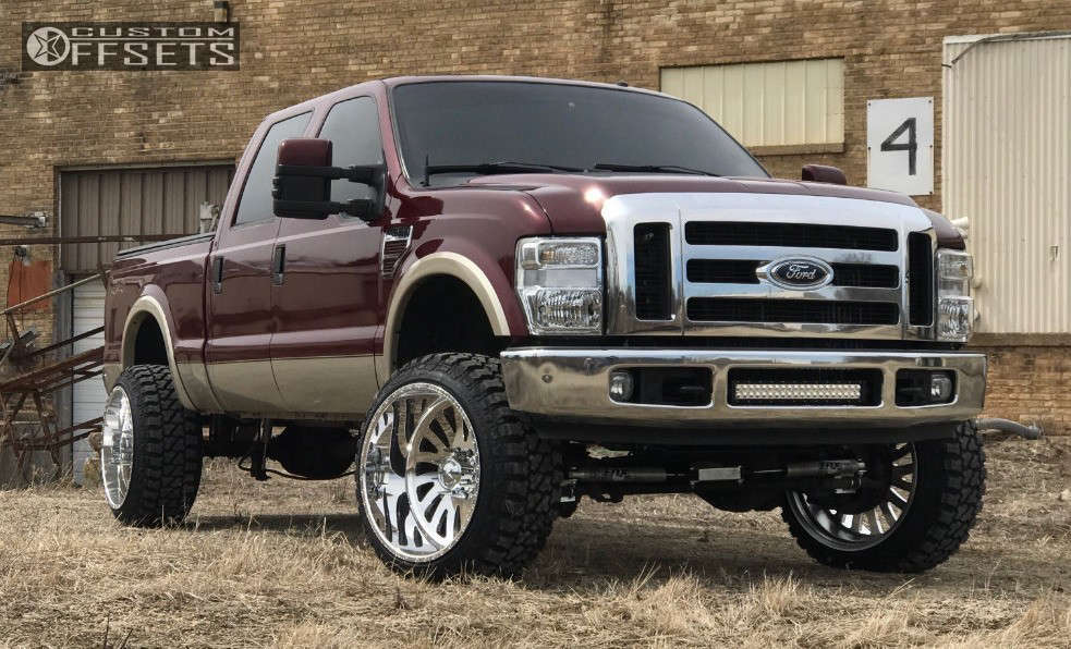 2008 Ford F-250 Super Duty with 24x14 -73 American Force Octane Ss and ...