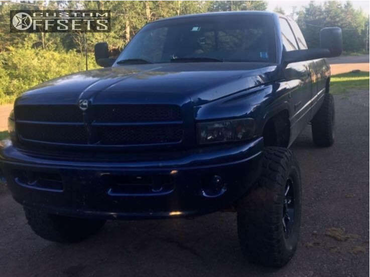 2001 Dodge Ram 2500 with 17x9 -12 Mayhem Rampage and 37/12.5R17 ...