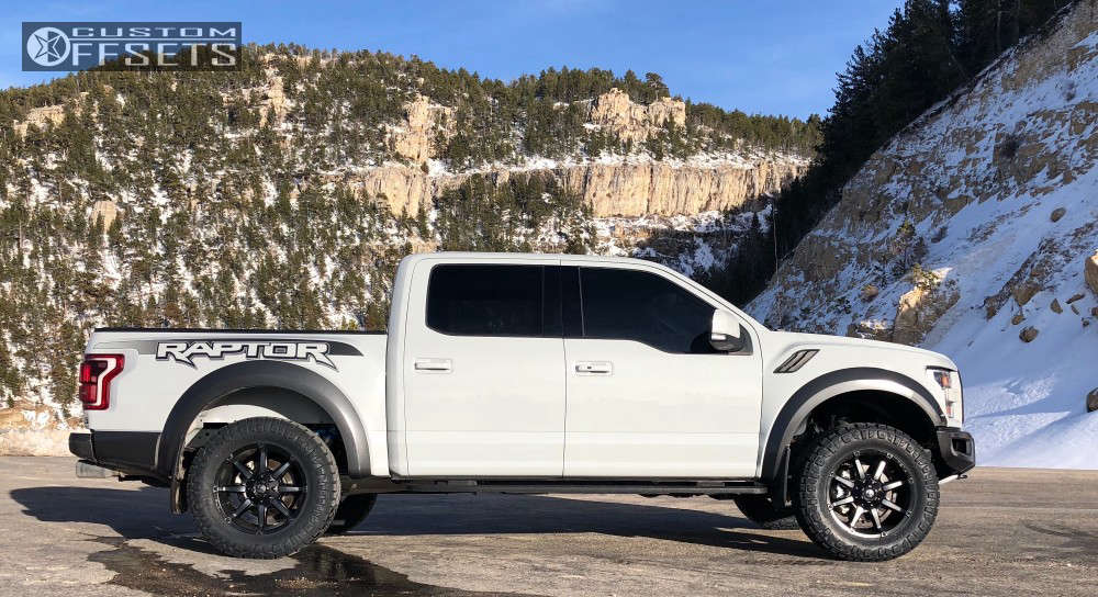 2017 Ford Raptor with 20x9 20 Fuel Coupler and 35/12.5R20 Nitto Ridge ...