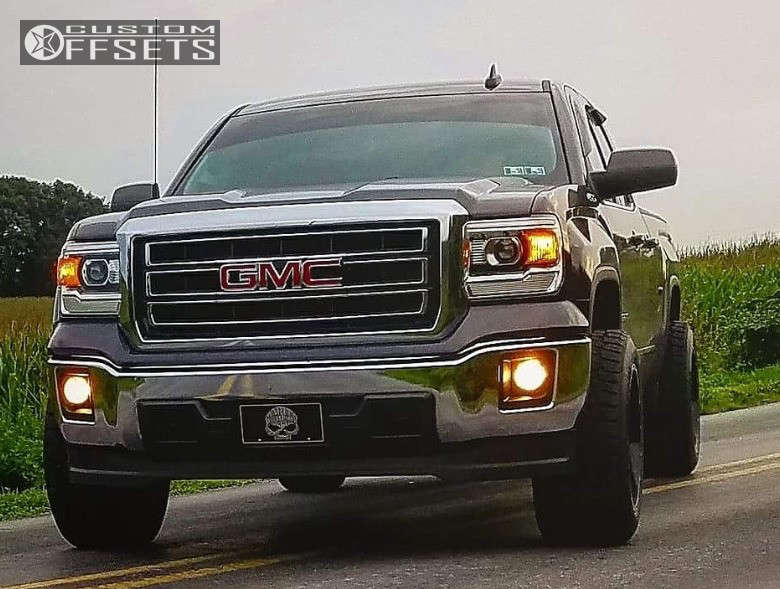 2015 GMC Sierra 1500 with 20x12 -44 Ballistic Rage and 285/60R20 Cooper ...