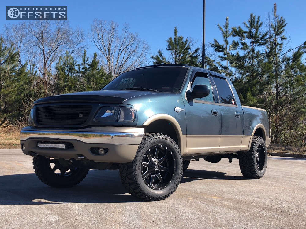 2002 Ford F-150 with 20x10 -24 Fuel Maverick and 305/55R20 Cooper ...