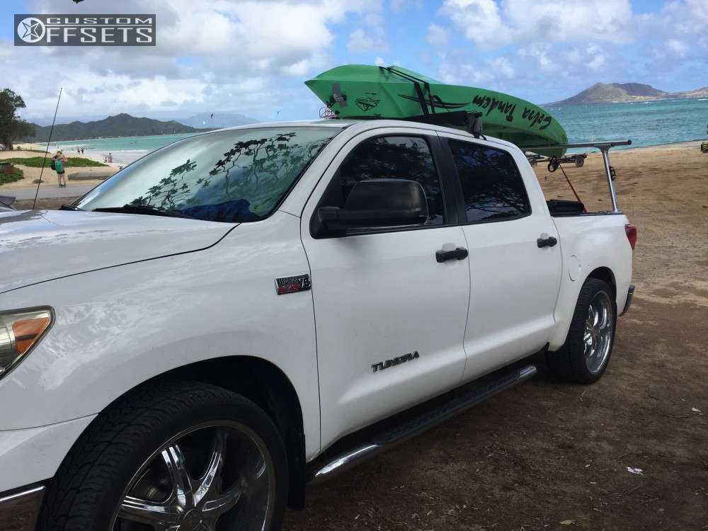2010 Toyota Tundra with 24x10 30 U2 U2-35s and 305/35R24 Lexani Lx ...