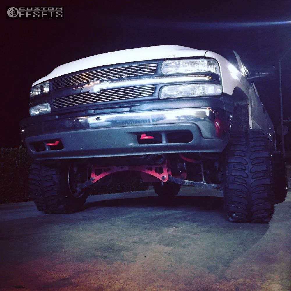 2002 Chevrolet Silverado 1500 with 16x14 -51 Weld Racing Super Single ...