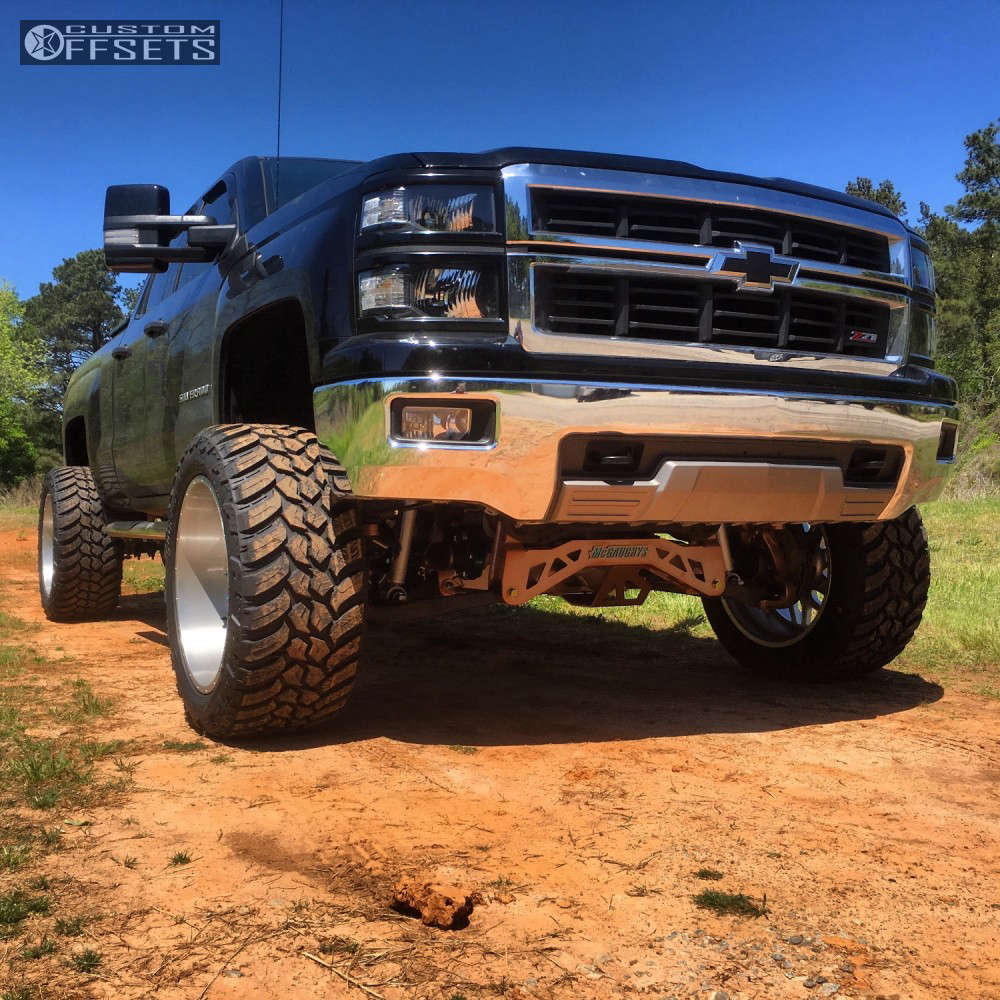 2014 Chevrolet Silverado 1500 with 22x12 -44 Xtreme Force Xf2 and 325 ...