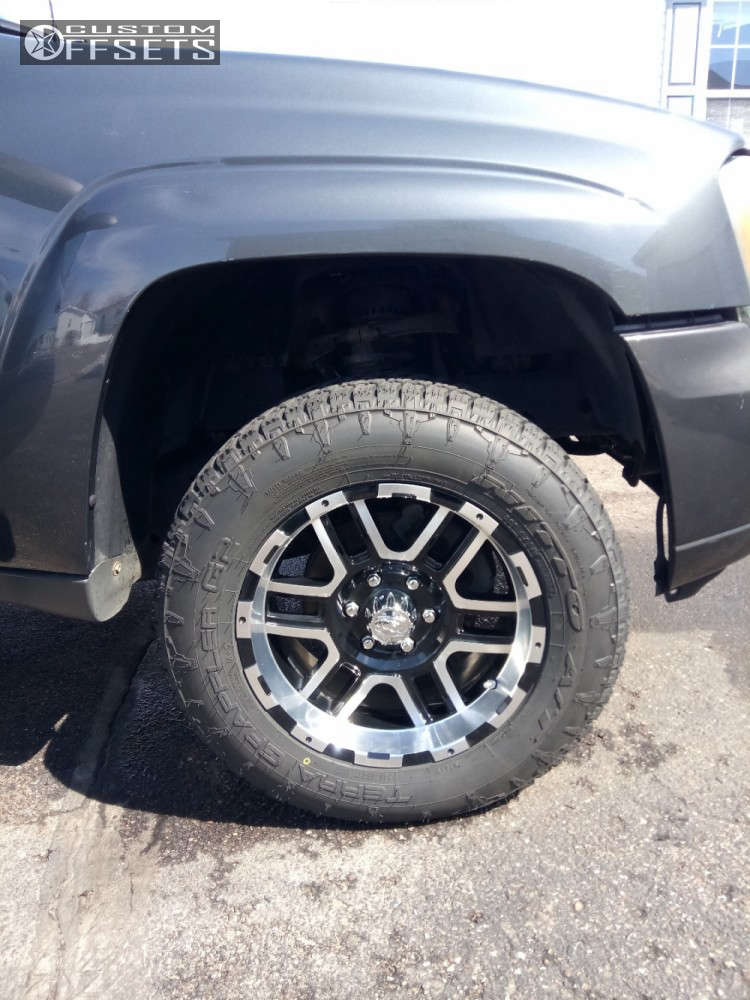 2007 Chevrolet Trailblazer with 17x8 10 Alloy Ion Style 179 and 245 ...