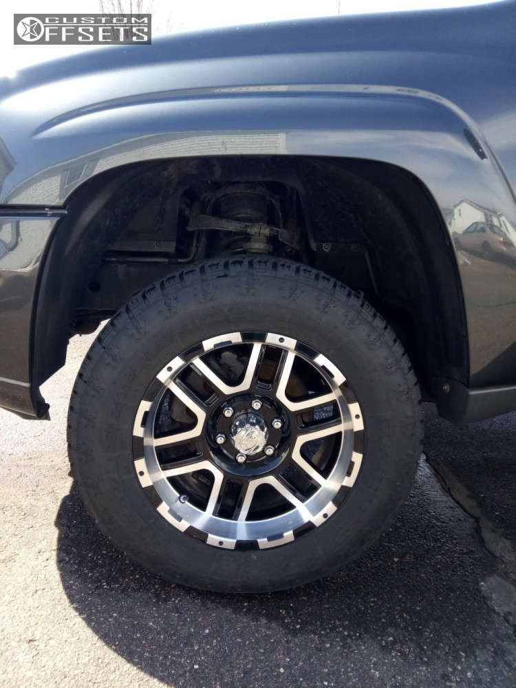 2007 Chevrolet Trailblazer with 17x8 10 Alloy Ion Style 179 and 245 ...