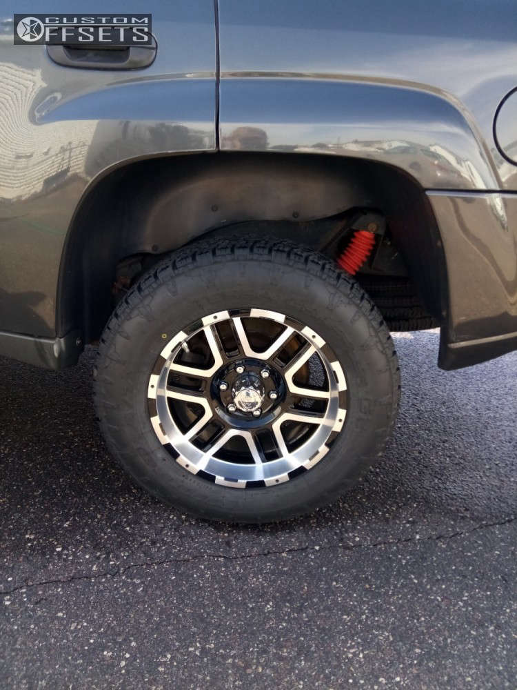 2007 Chevrolet Trailblazer with 17x8 10 Alloy Ion Style 179 and 245 ...