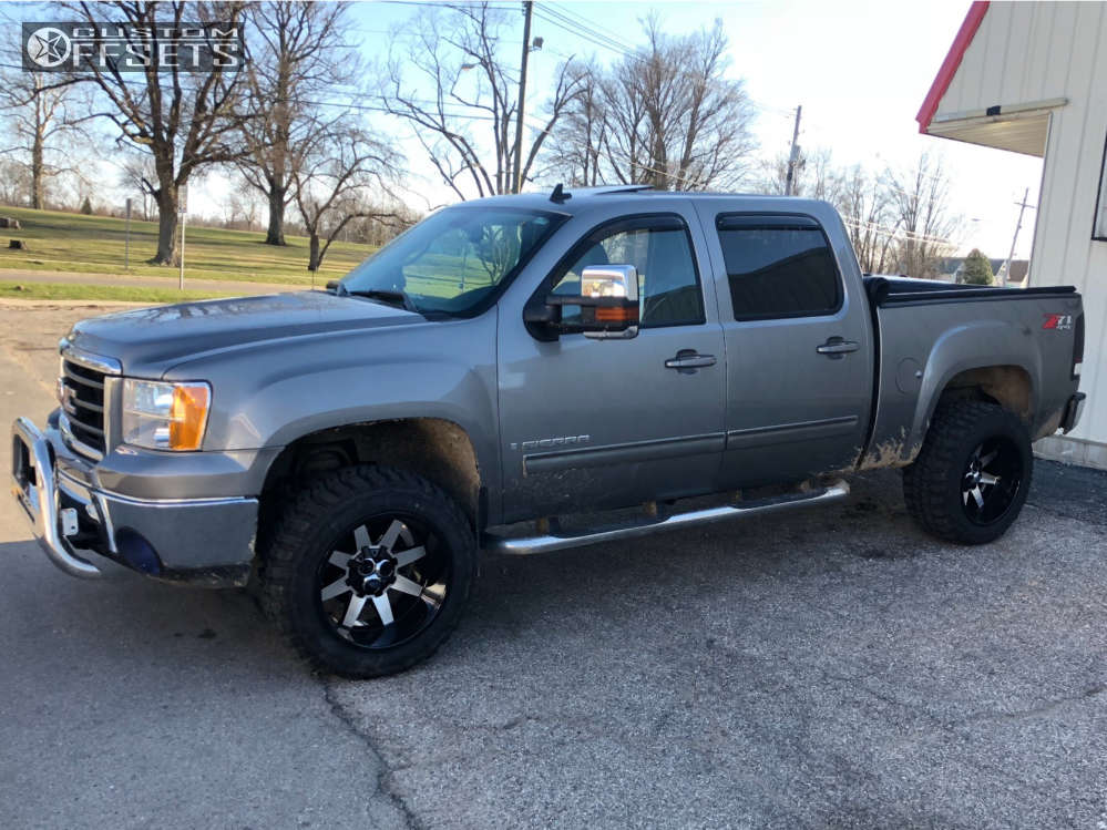 2008 GMC Sierra 1500 with 20x12 -51 Toxic Widow and 33/12.5R20 Federal ...