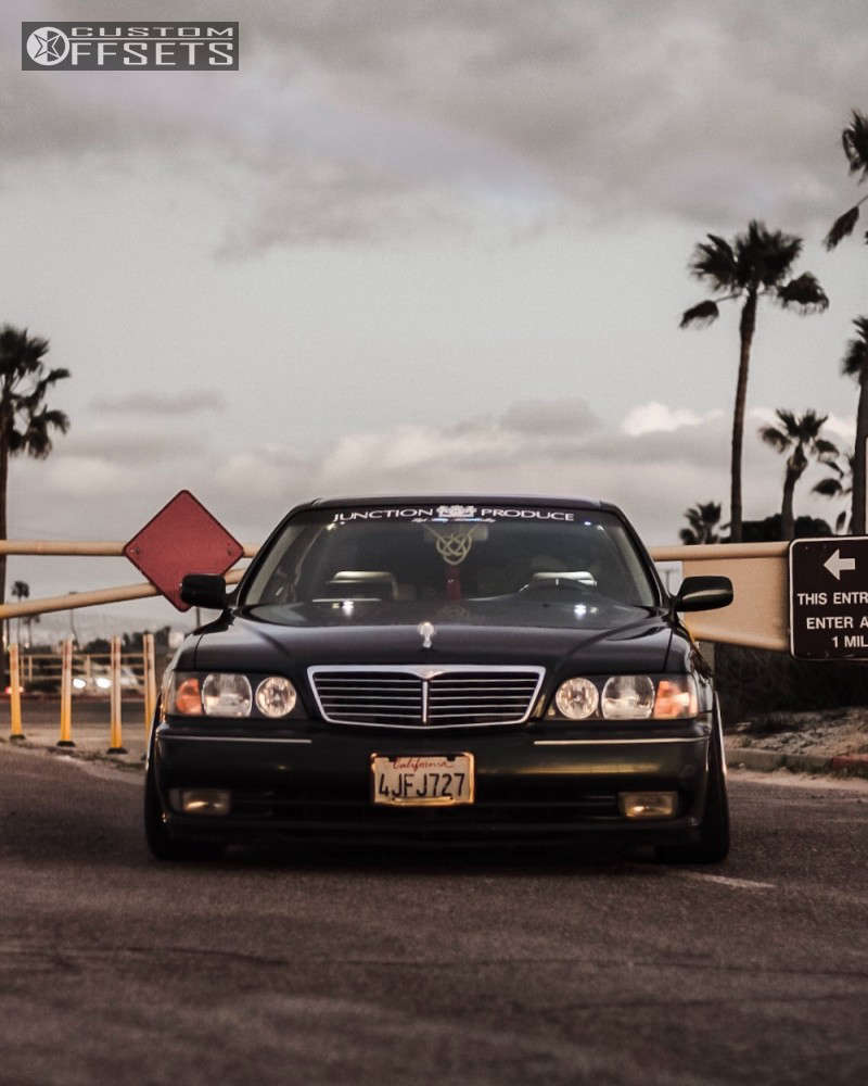 1999 INFINITI Q45 with 19x9 35 SSR Vienna Kreis and 215/35R19 Federal ...