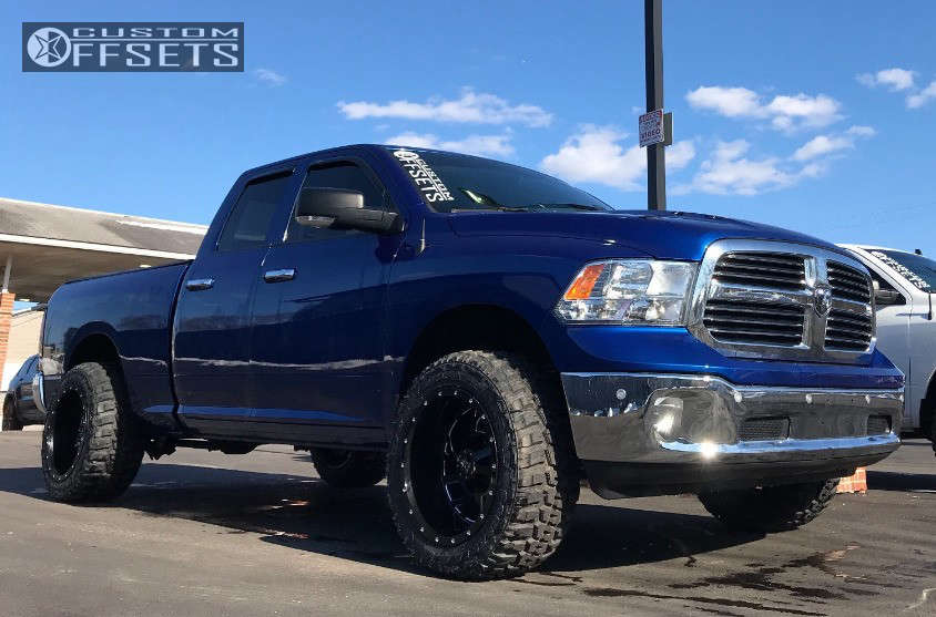 2017 Ram 1500 with 20x12 -44 RBP Glock and 33/12.5R20 Federal Couragia ...