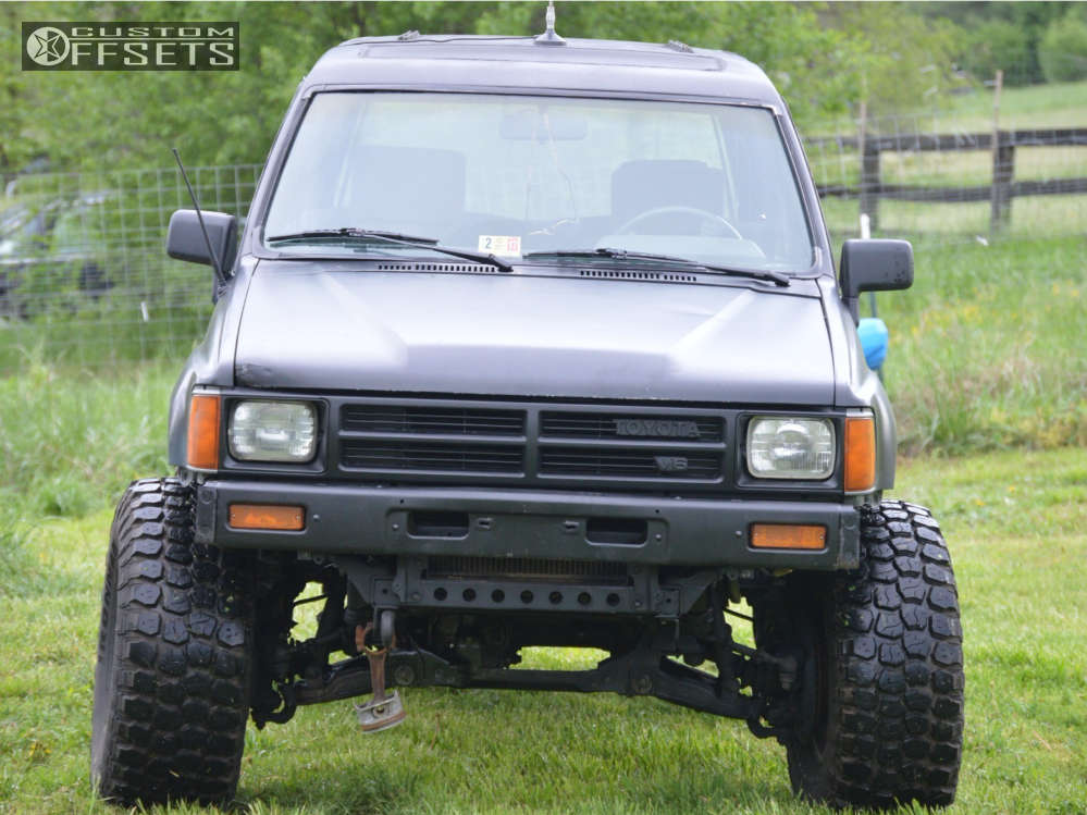 1988 Toyota 4Runner with 15x10 -38 Mickey Thompson Classic Lock and 33/ ...