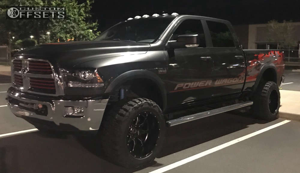 2016 Ram 2500 with 20x12 -44 Moto Metal Mo970 and 33/12.5R20 Nitto Mud ...