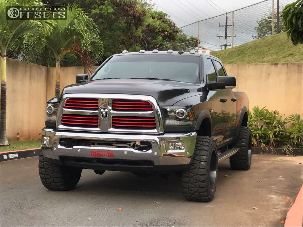 2016 Ram 2500 with 20x12 -44 Moto Metal Mo970 and 33/12.5R20 Nitto Mud ...