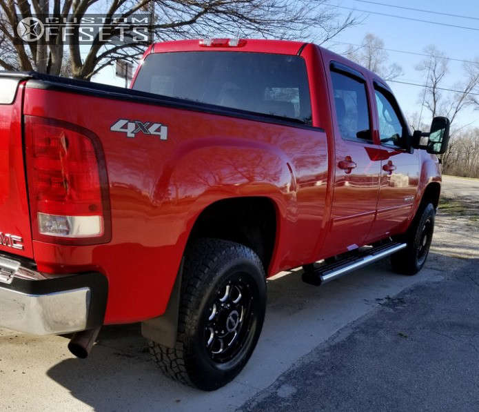 2010 GMC Sierra 2500 HD with 17x8.5 0 Vision Fury and 285/70R17 ...