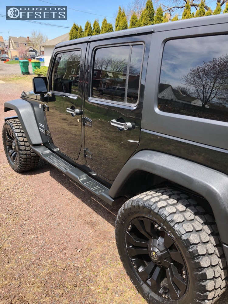 2012 Jeep Wrangler with 20x9 20 Raceline Rampage and 33/12.5R20 Ironman ...