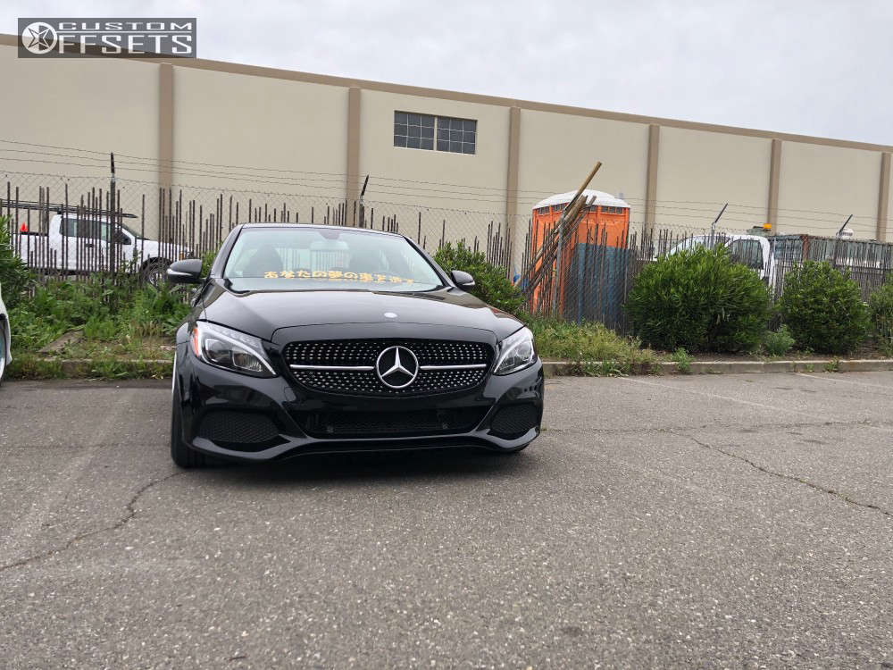 2015 Mercedes-Benz C280 with 20x9 45 Rohana Rc10 and 225/30R20 Accelera ...
