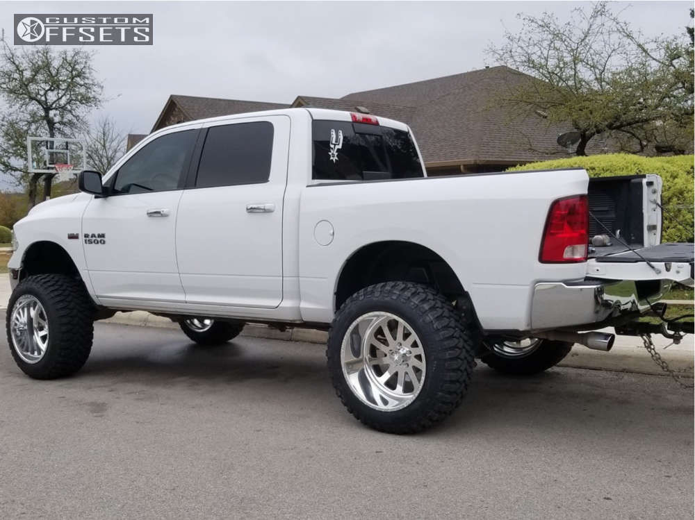 2014 Ram 1500 with 22x14 -73 American Force Burnout SS and 37/13.5R22 ...