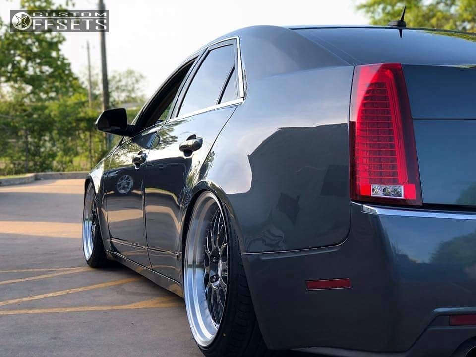 2008 Cadillac CTS with 20x9 35 ESR Sr01 and 245/35R20 Accelera PHI and ...