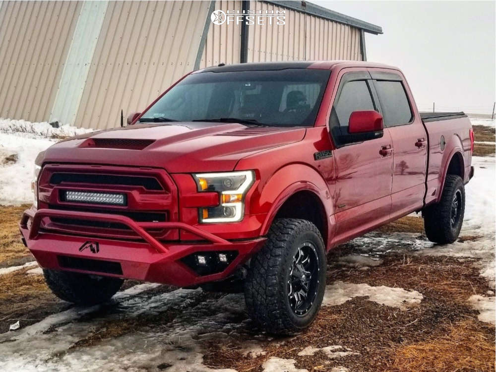 2015 Ford F-150 with 18x9 1 Fuel Lethal and 265/70R18 Cooper Discoverer ...