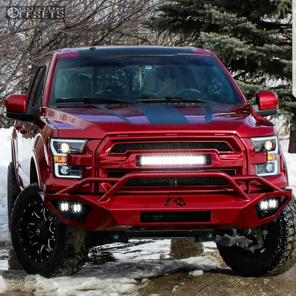 2015 Ford F-150 with 18x9 1 Fuel Lethal and 265/70R18 Cooper Discoverer ...