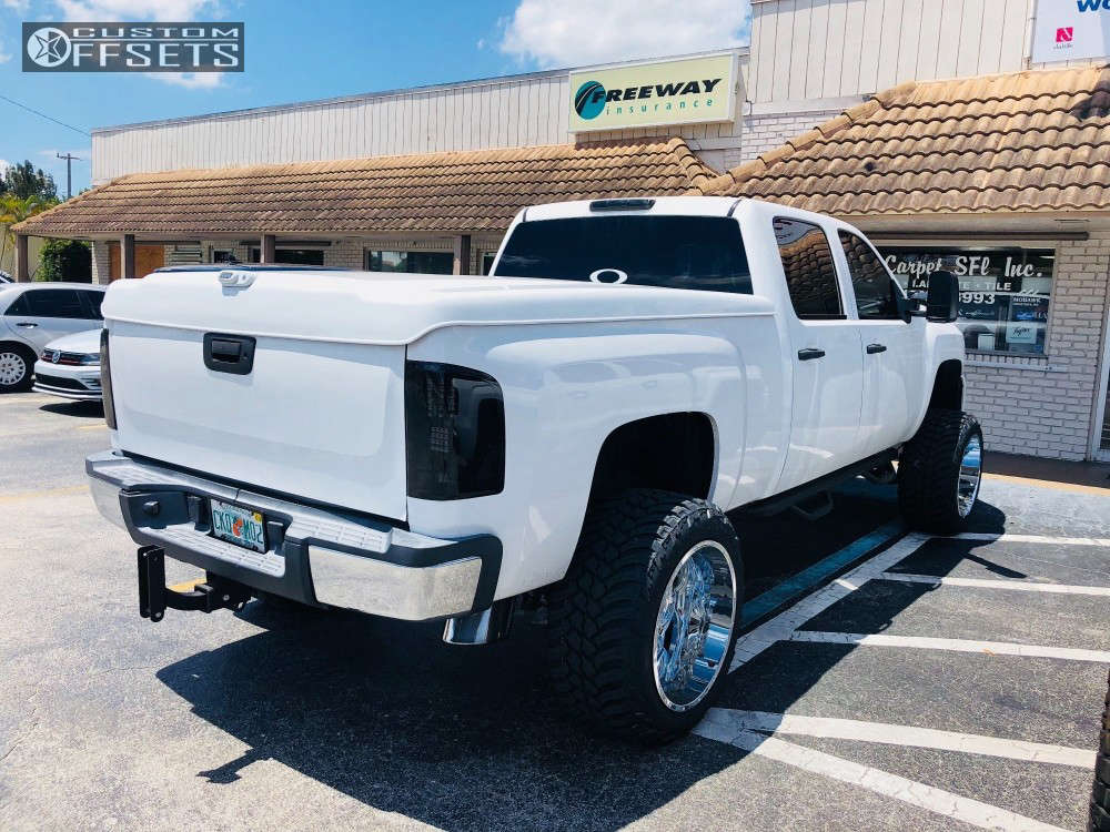 2009 Chevrolet Silverado 2500 HD with 22x14 -76 Dropstars 652v and 325 ...