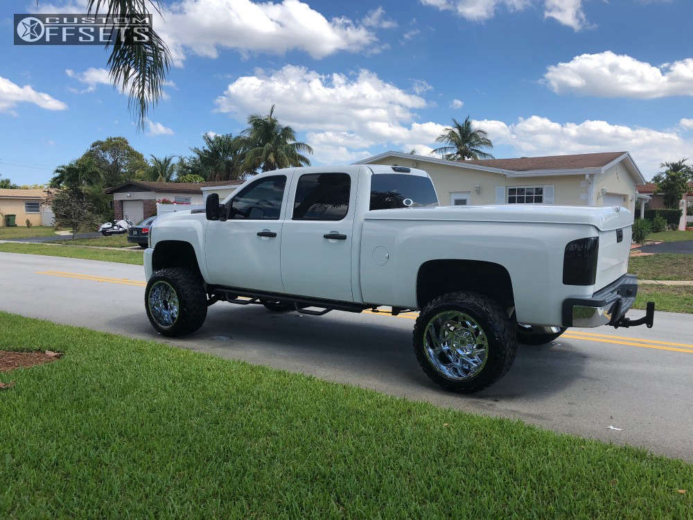 2009 Chevrolet Silverado 2500 HD with 22x14 -76 Dropstars 652v and 325 ...