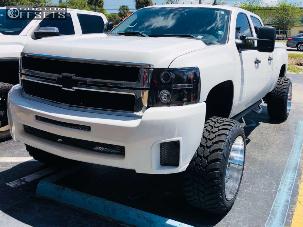 2009 Chevrolet Silverado 2500 HD with 22x14 -76 Dropstars 652v and 325 ...